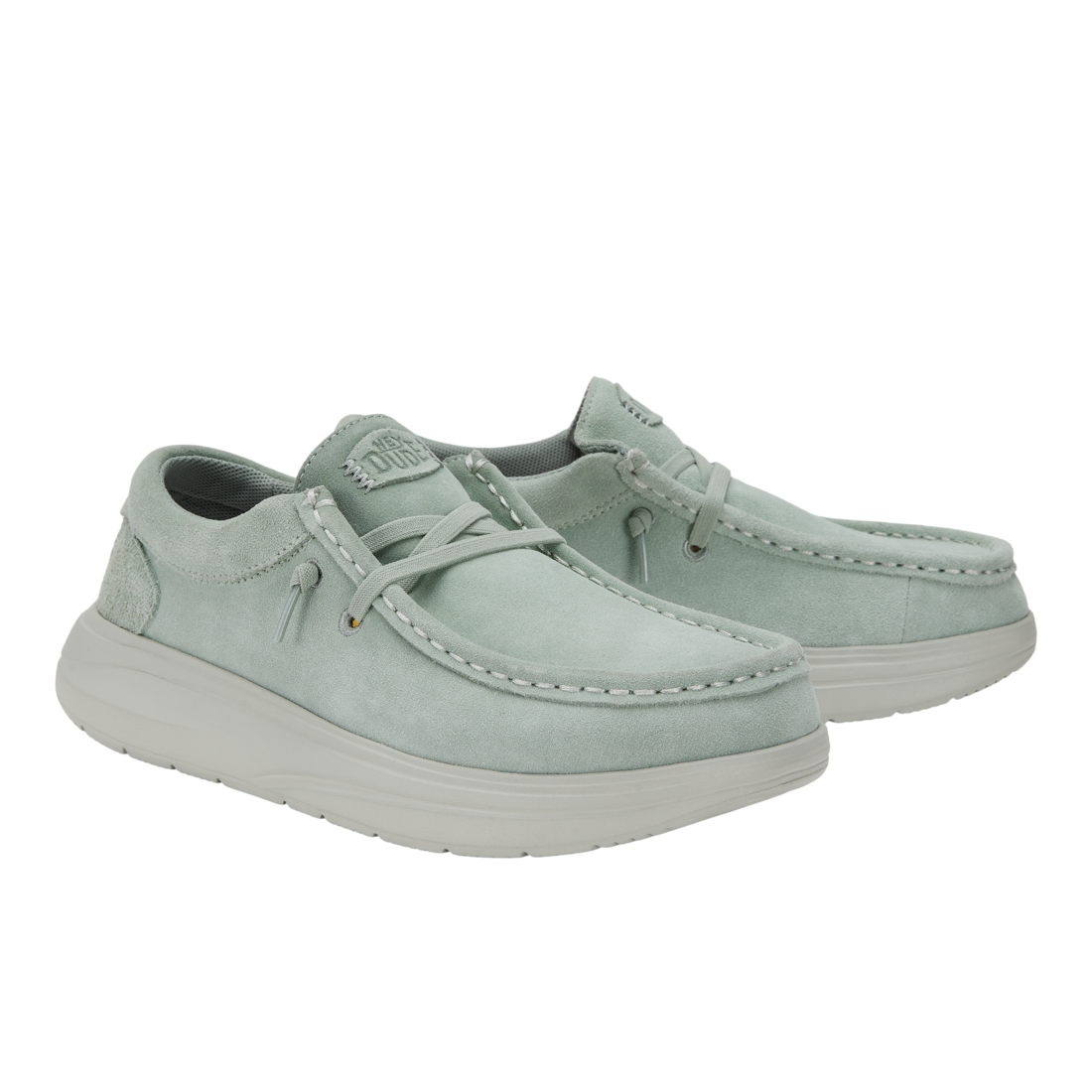 Womens Wendy Comf Suede Sea Foam – Hey Dude South Africa